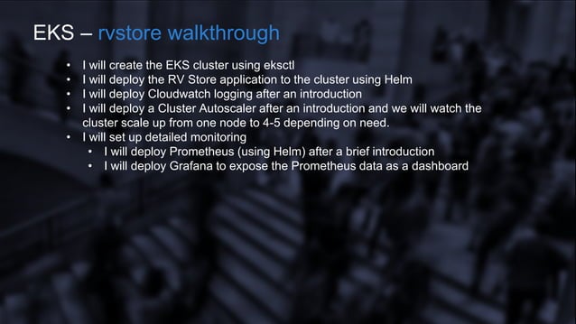 EKS AWS Presentation kuberneted oriented | PPTX | Cloud Computing | Internet