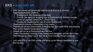EKS AWS Presentation kuberneted oriented | PPTX | Cloud Computing | Internet