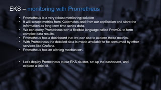 EKS AWS Presentation kuberneted oriented | PPTX | Cloud Computing | Internet