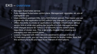 EKS AWS Presentation kuberneted oriented | PPT