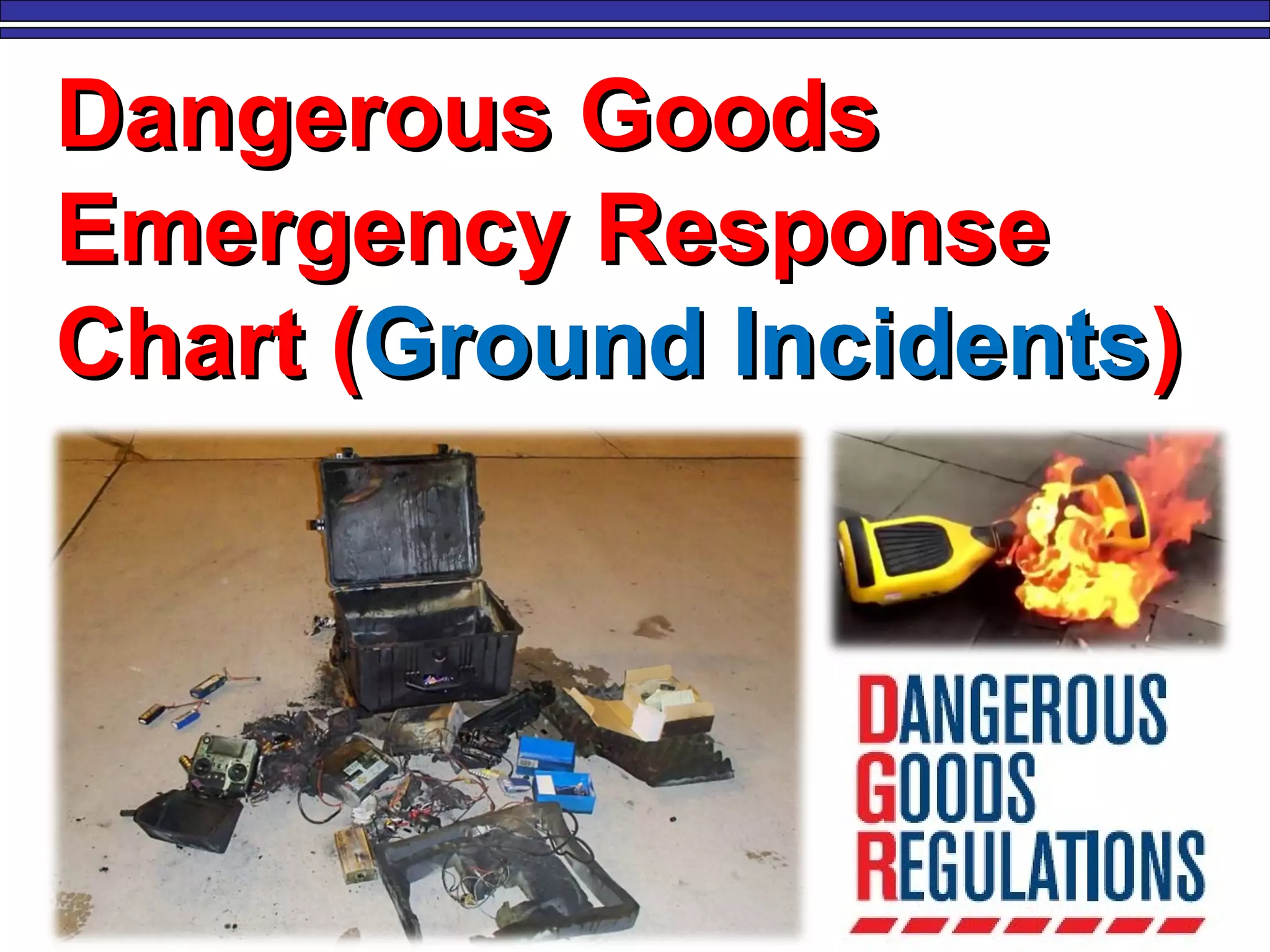 14 emergency response chart ground incidents | PPT