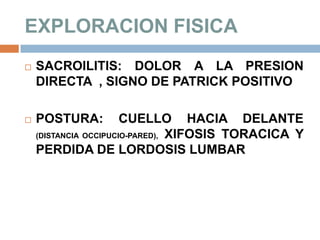 14. espondilitis anquilosante | PPTX