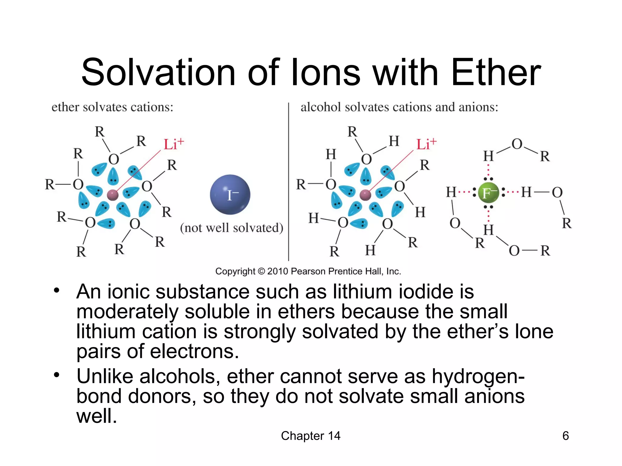 14 - Ethers, Epoxides, and Sulfides - Wade 7th | PPT | Chemistry | Science