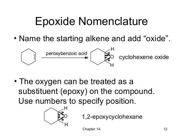 14 - Ethers, Epoxides, and Sulfides - Wade 7th