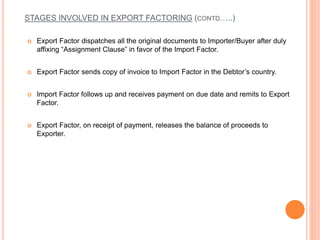 14 factoring & forfeiting | PPTX