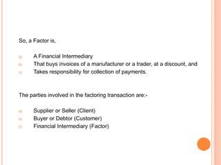 14 factoring & forfeiting | PPTX