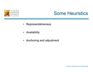 Risk Characterization, George Gray | PDF