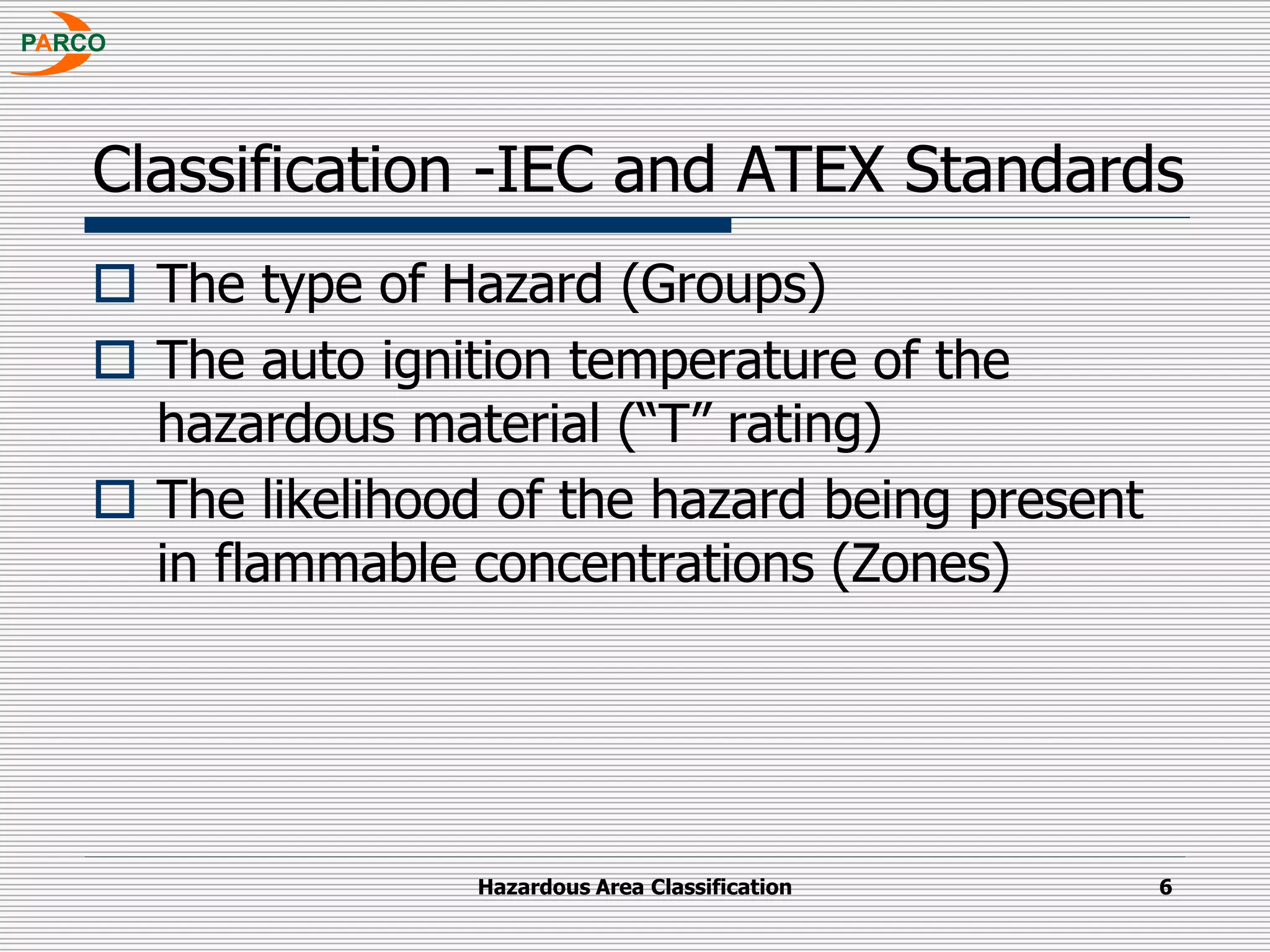 14-Hazardous Area Classification.ppt | Indoor Environmental Quality | Home & Garden