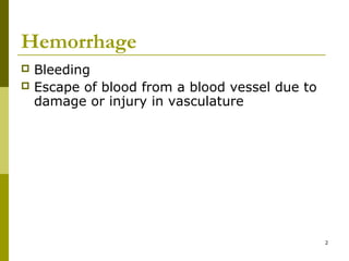 14 hemorrhage & shock | PPT