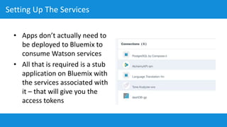 14 integrating watson services | PPTX
