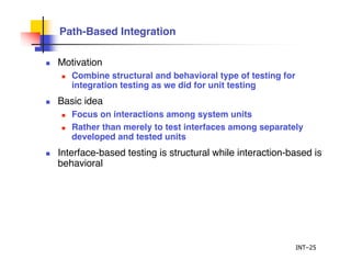 14-IntegrationTesting_in_software_testing .pdf | Computing | Technology ...