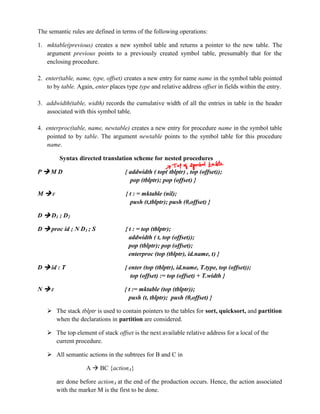 14-Intermediate code generation - Variants of Syntax trees - Three Address Code-14-06-2023.pdf