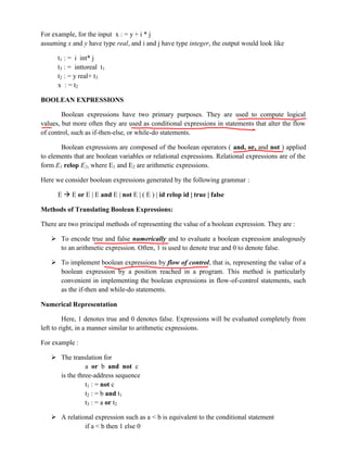 14-Intermediate code generation - Variants of Syntax trees - Three Address Code-14-06-2023.pdf