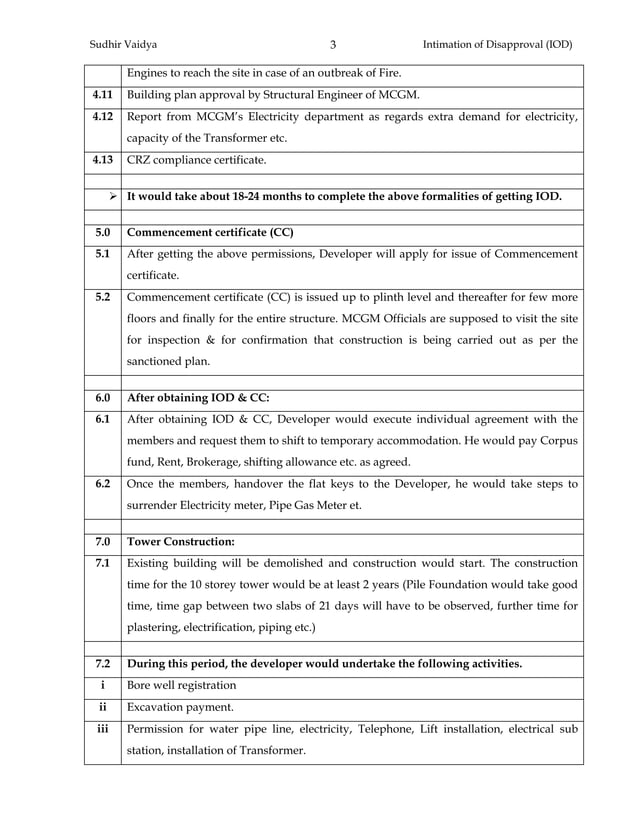 14 intimation of disapproval - iod | PDF | Civil Engineering Industry ...