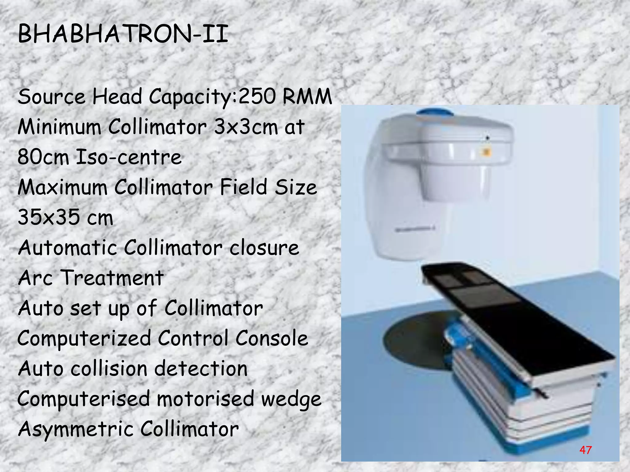 Isotopic Teletherapy Machines | PPTX