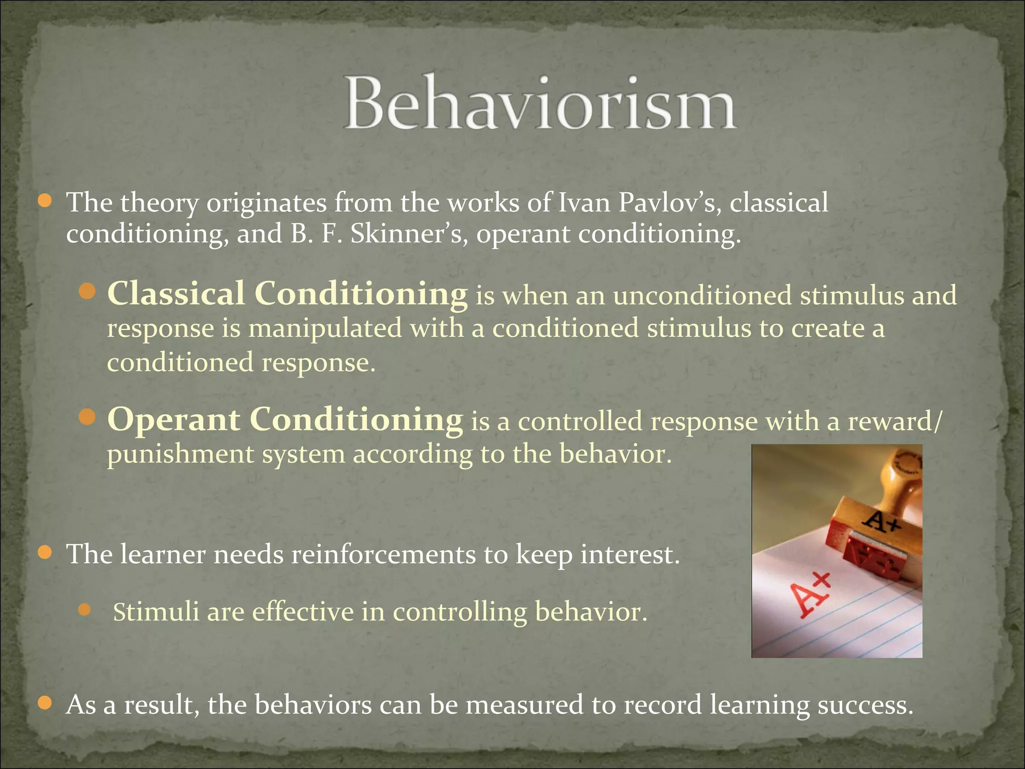 Theories of Learning | PPT