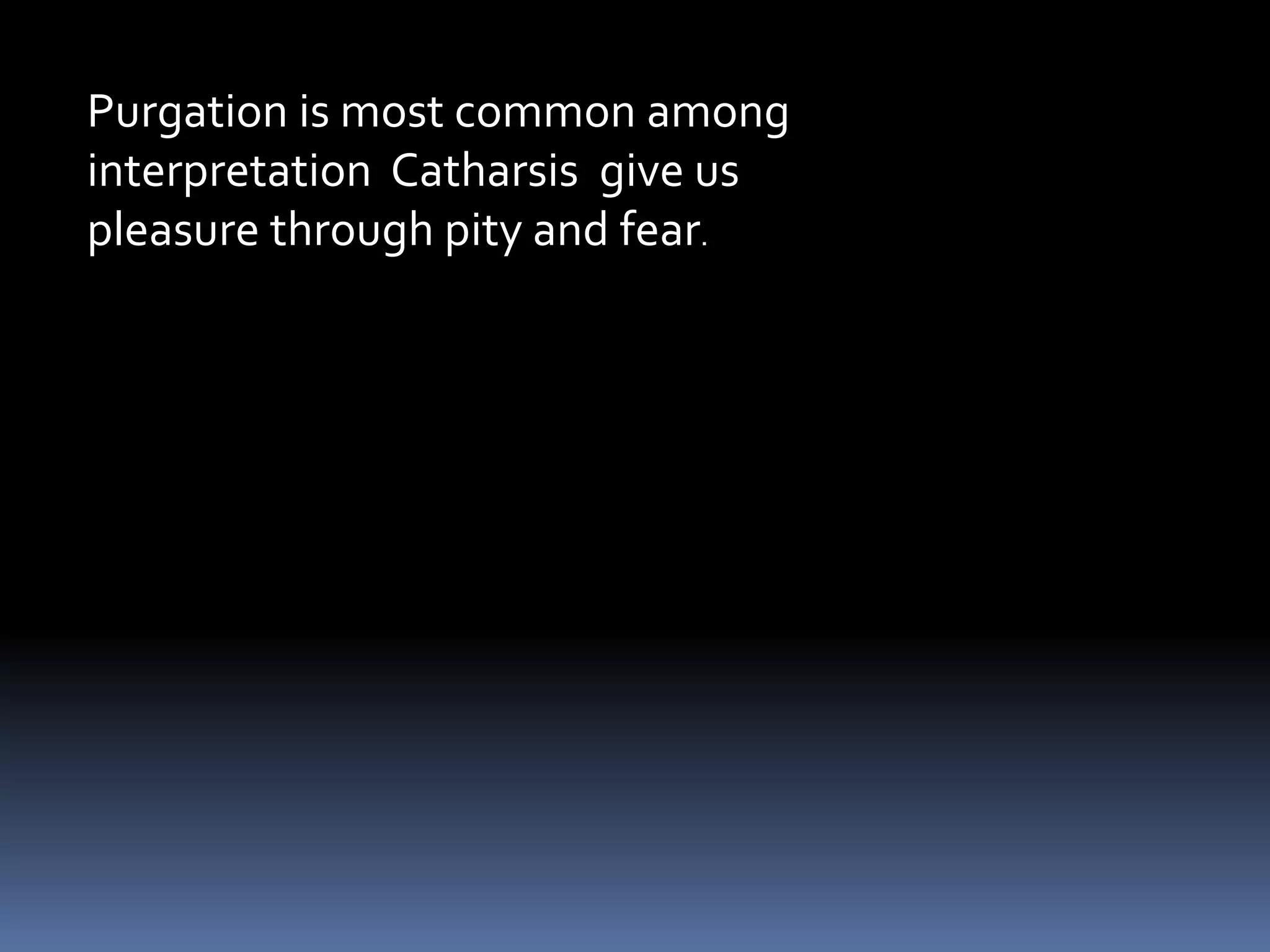 My presentaion on theory of catharsis | PPT