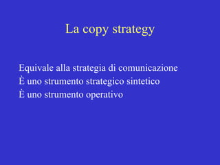 14 La Copy Strategy | PPT