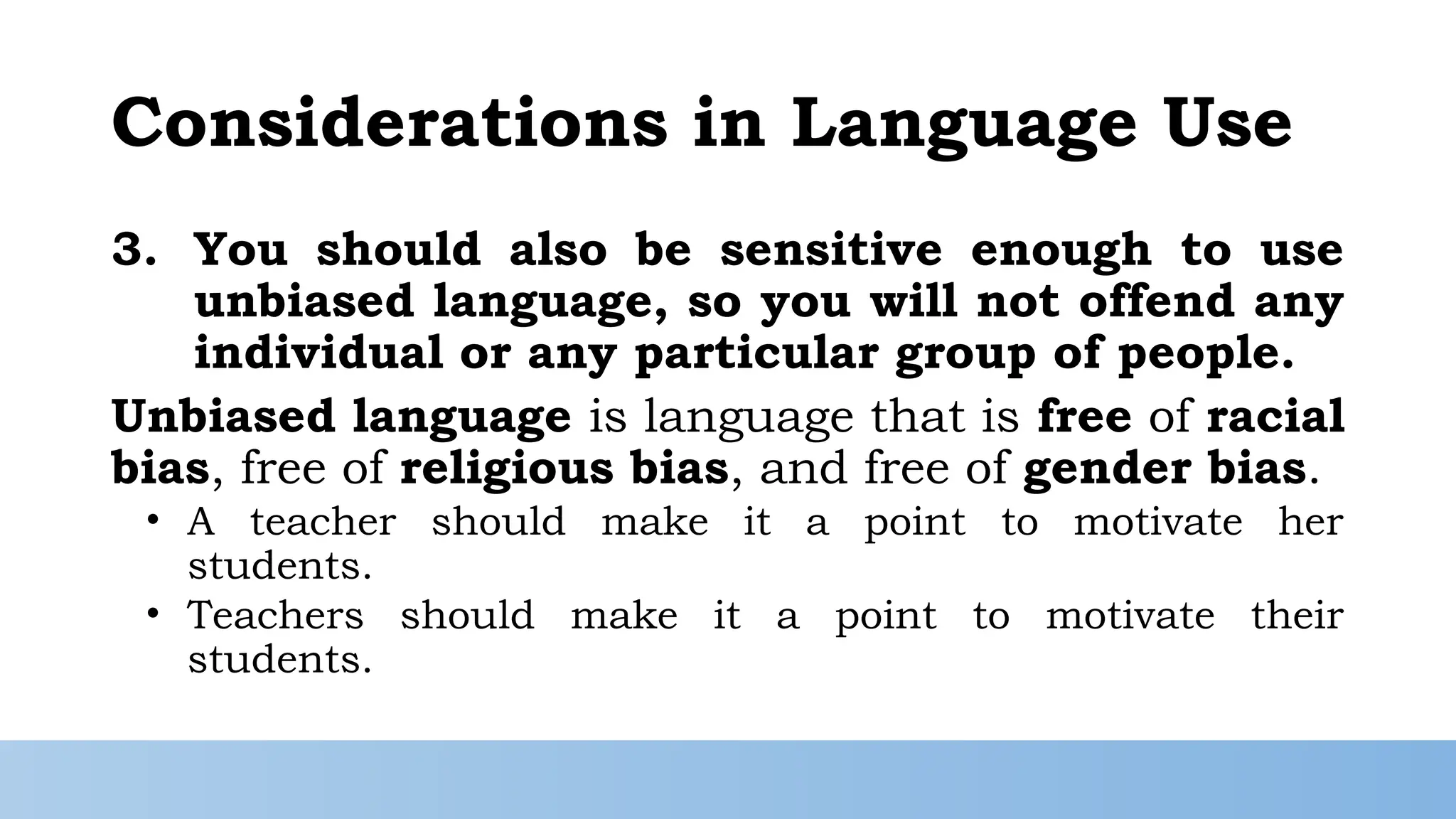 Properties of a Well-written Text: Language use | PPTX