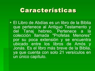 14 libro de abdías. alejandro neila | PPT