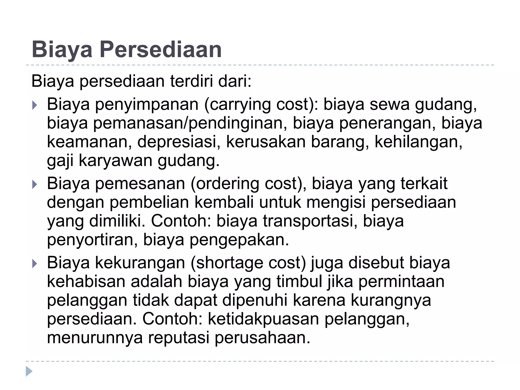 14. manajemen persediaan | PPTX