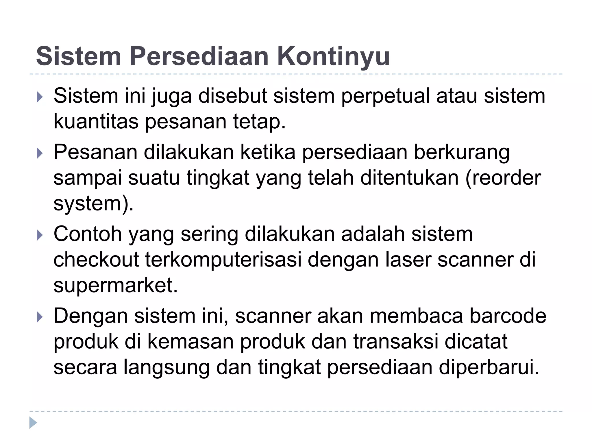 14. manajemen persediaan | PPTX