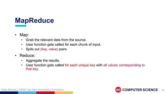 Map Reducec and Spark big data visualization and analytics | PPT