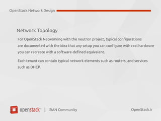 Mastering OpenStack - Episode 14 - Network Design | PPT