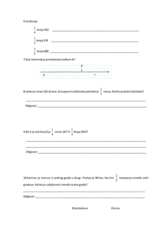 14 matematika-4-kontrolni-zadatak-razlomci | DOC