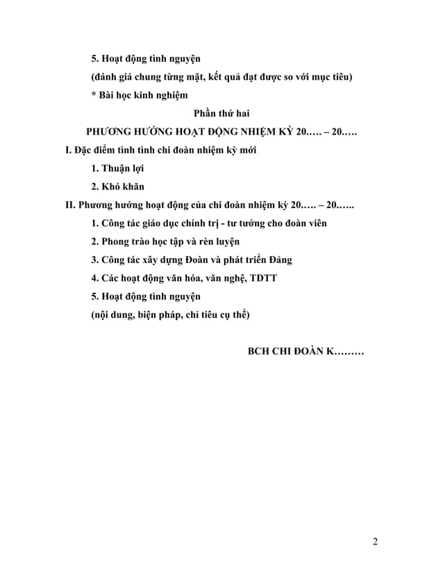 14- Mau du thao bao cao tong ket va phuong huong.doc