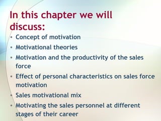 14. motivating the sales force | PPT