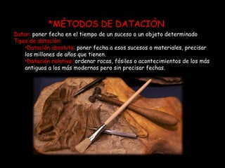 14. métodos de datación | PPT