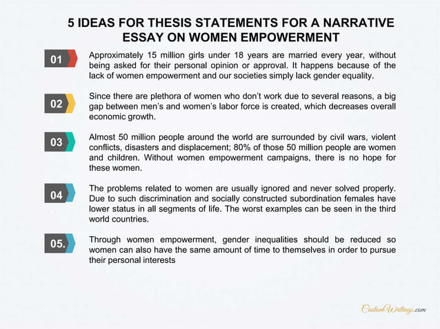 COMPLETE GUIDE ON WRITING A NARRATIVE ESSAY ON WOMEN EMPOWERMENT