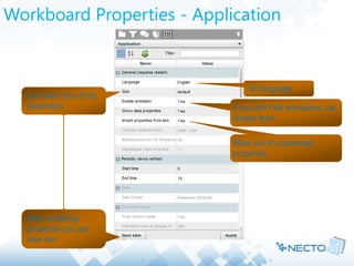 14 - Panorama Necto 14 workboard properties and advanced features - visualization & data ...