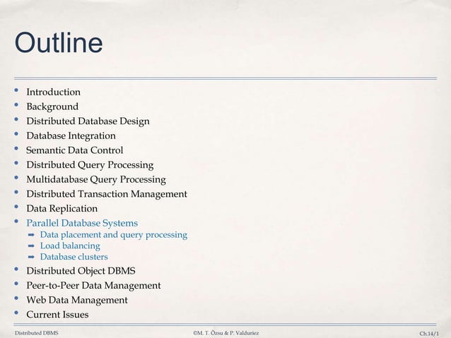 Database ,14 Parallel DBMS | PPTX | Databases | Computer Software and Applications