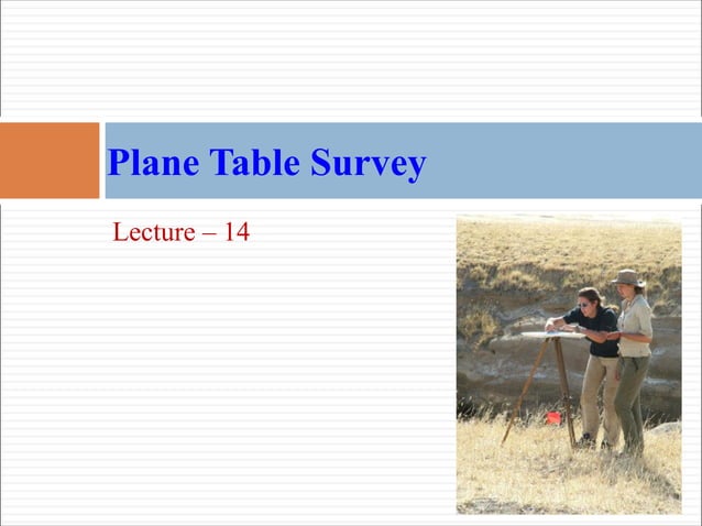 14-Plane Table Survey file for civil engineering | PDF