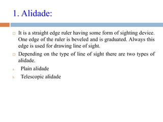 14-Plane Table Survey file for civil engineering | PDF