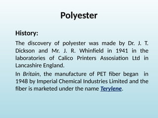 14- Polyester properties and structure...pptx