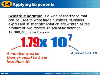 Scientific Notation | PPT