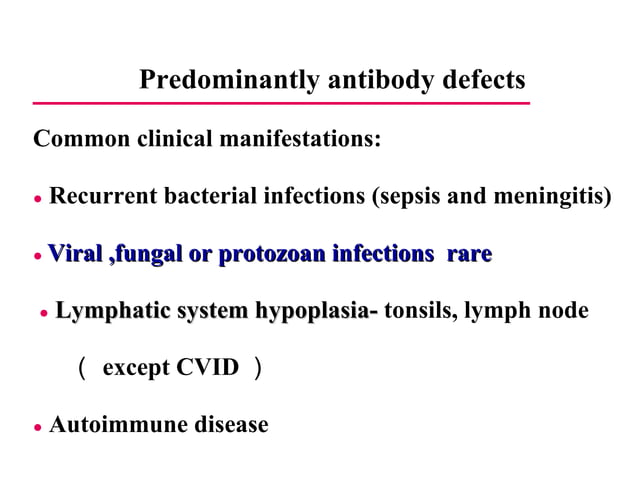 14 Primary Immunodeficiency Diseases | PPT