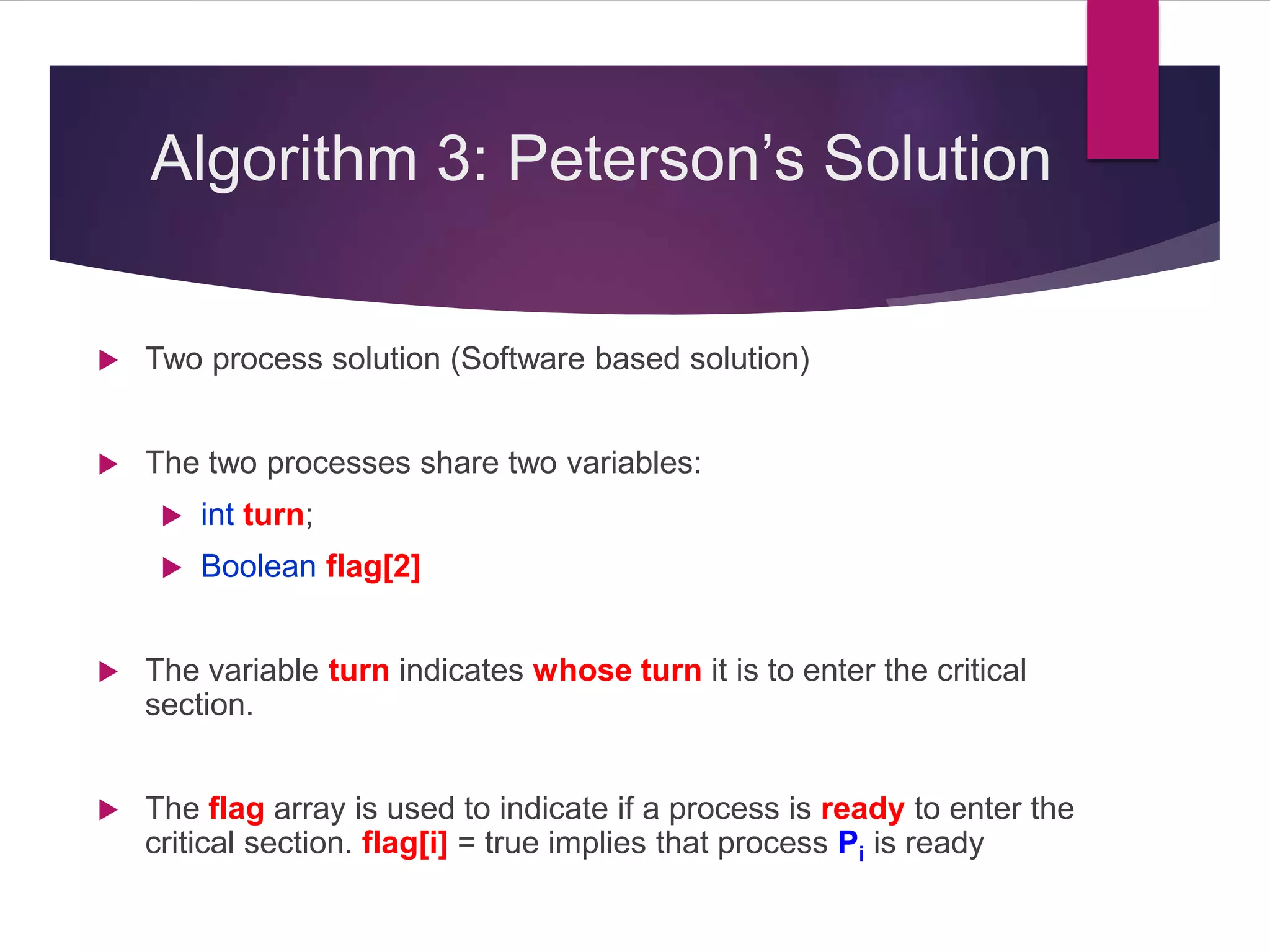 14- Process Synchronization.pptx | Operating Systems | Computer Software and Applications