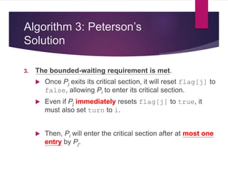 14- Process Synchronization.pptx | Operating Systems | Computer Software and Applications