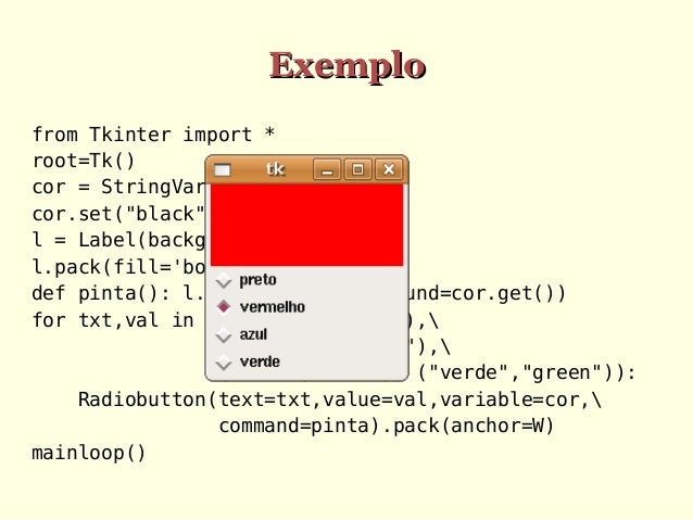 14 Programando Em Python Interfaces Graficas Com Tk 