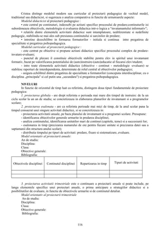 14. Proiectarea Activitatiilor Didactice | DOC