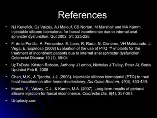 14. Ptq Injections For Faecal Incontinence | PPT | Digestive Disorders ...