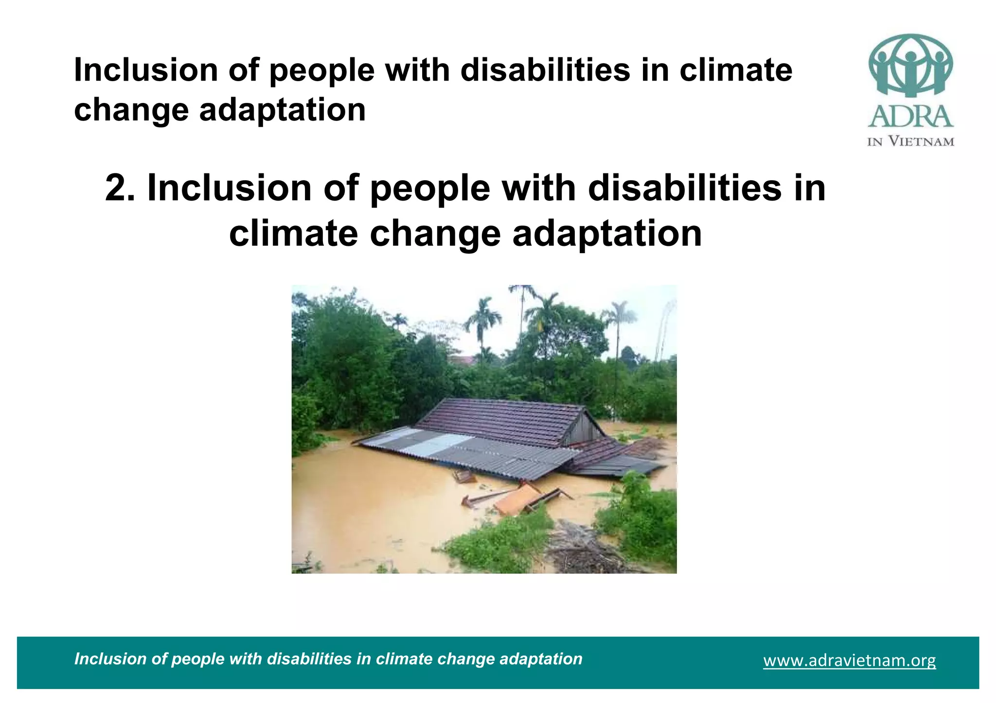 14.Inclusion of people with disabilities in climate change adaptation | PPT