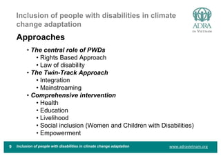 14.Inclusion of people with disabilities in climate change adaptation | PPT