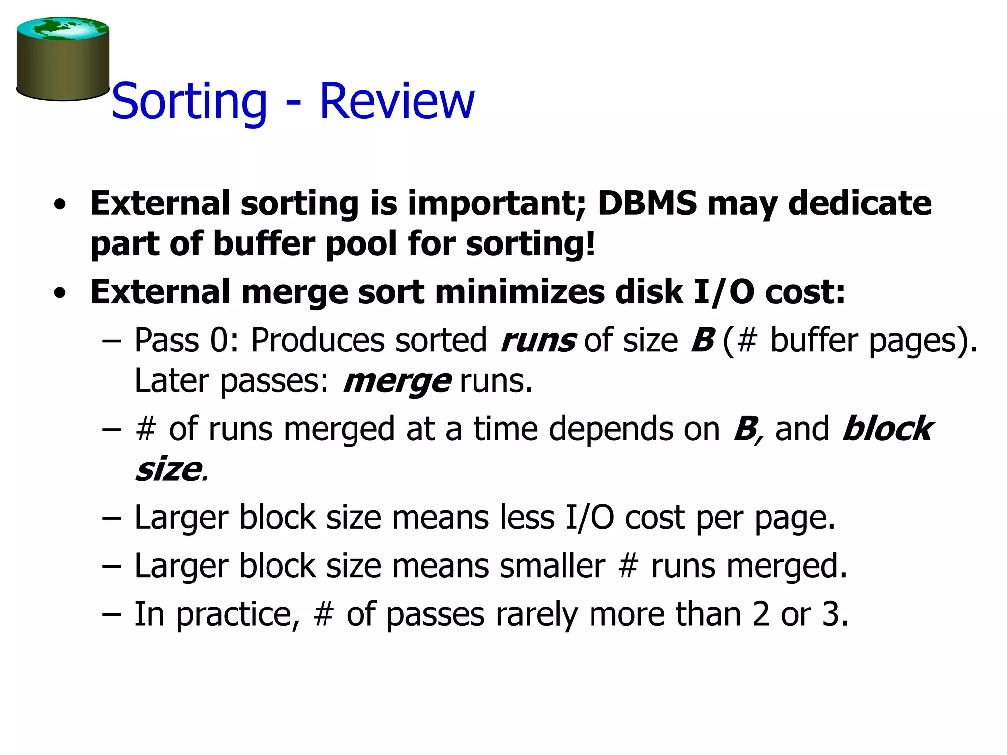 14 query processing-sorting | PPT