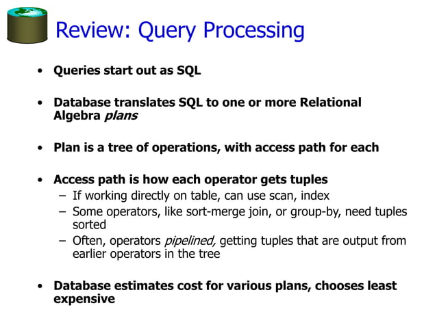 14 query processing-sorting | PPT