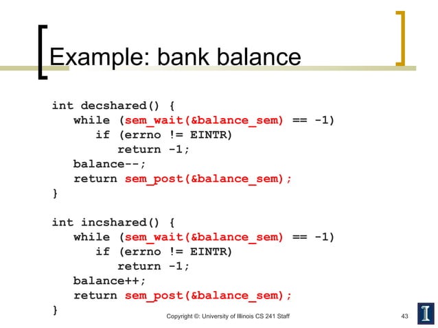 Semaphores OS Basics